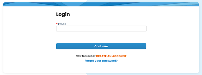 Log in to the CSP | Coupa
